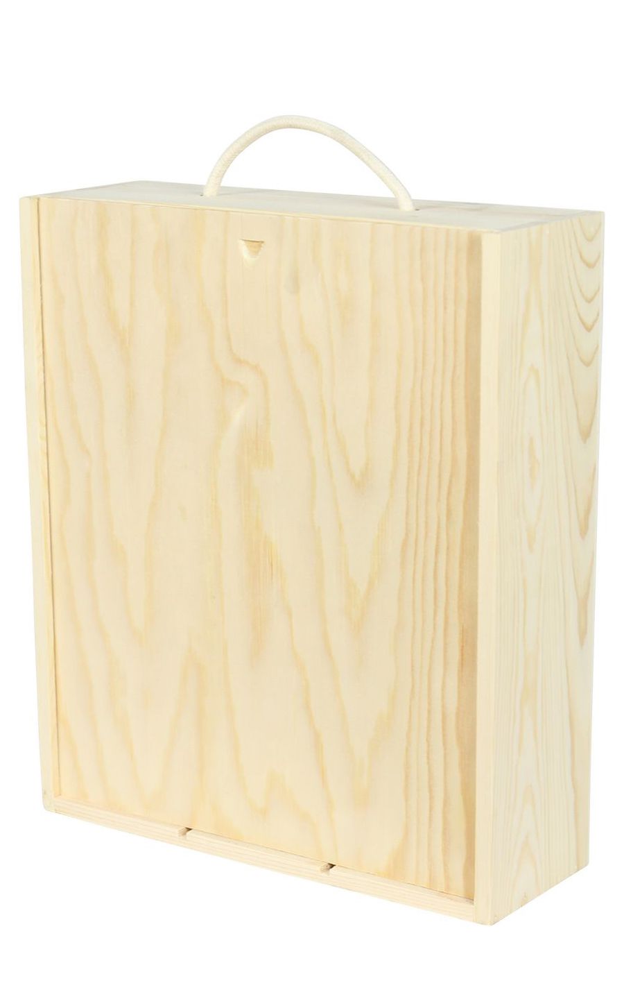 Buy 3 Bottle Wooden Wine Box - VINVM